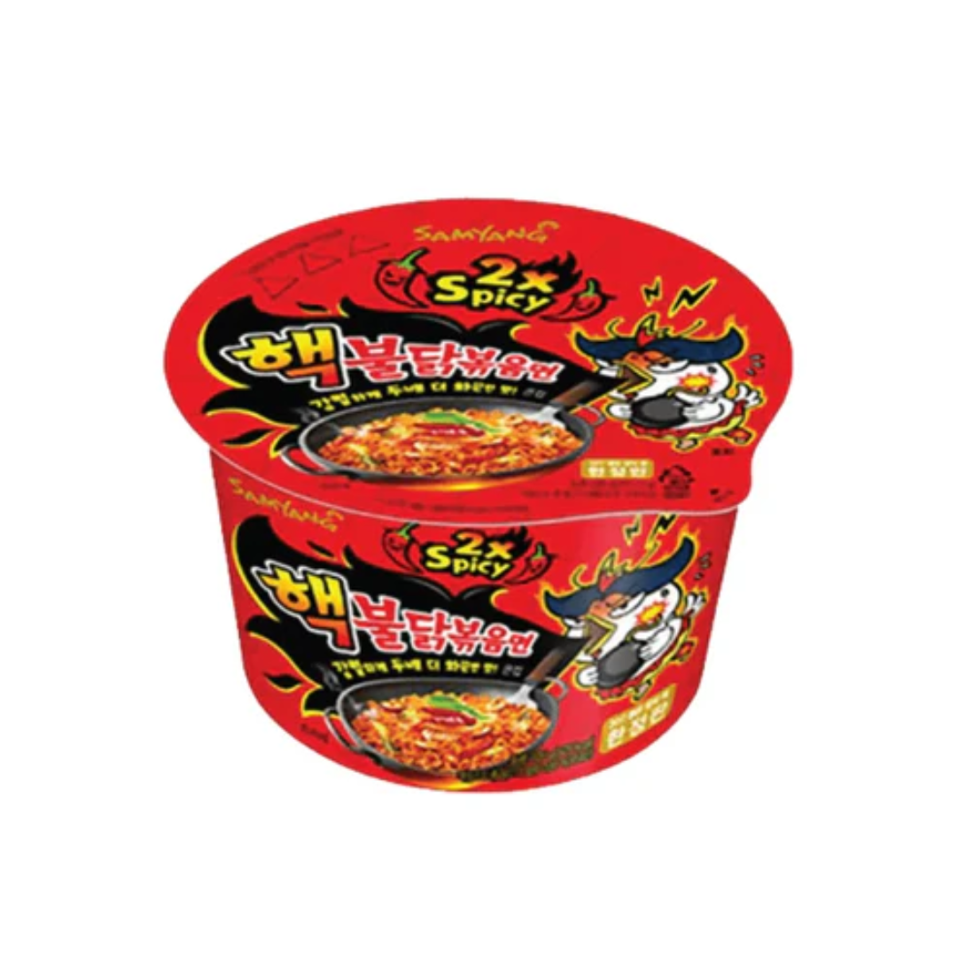 Samyang Hot Chicken 2x SPICY Ramen Soup Bowl Korea Snackerama Samyang Hot Chicken 2x SPICY Ramen Soup Bowl Korea Snackerama